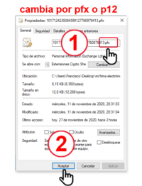 ¿Cuál es la diferencia entre certificados .PFX y .P12? y ¿Cómo cambiar ...