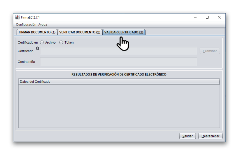 Validez de una Firma Electrónica - EcuaFirma